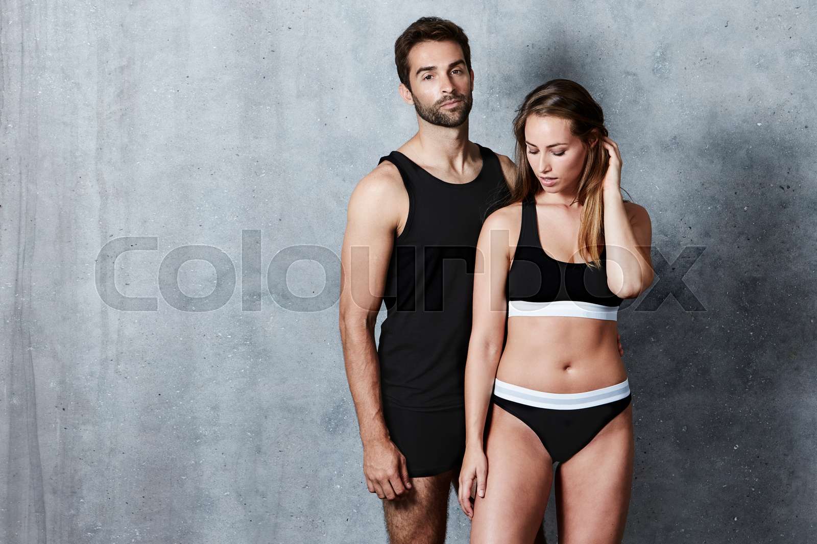 Seriously Sexy Couple Stock Image Colourbox