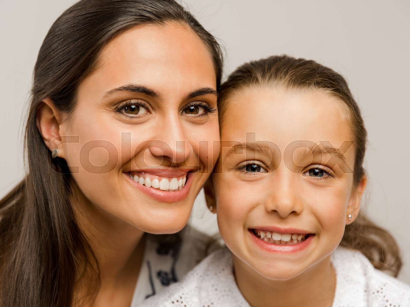 Mother And Daughter Stock Image Colourbox