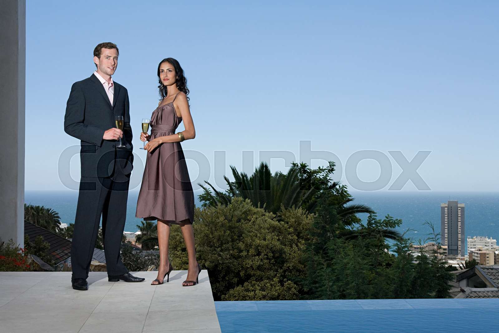 Glamorous Couple Stock Image Colourbox