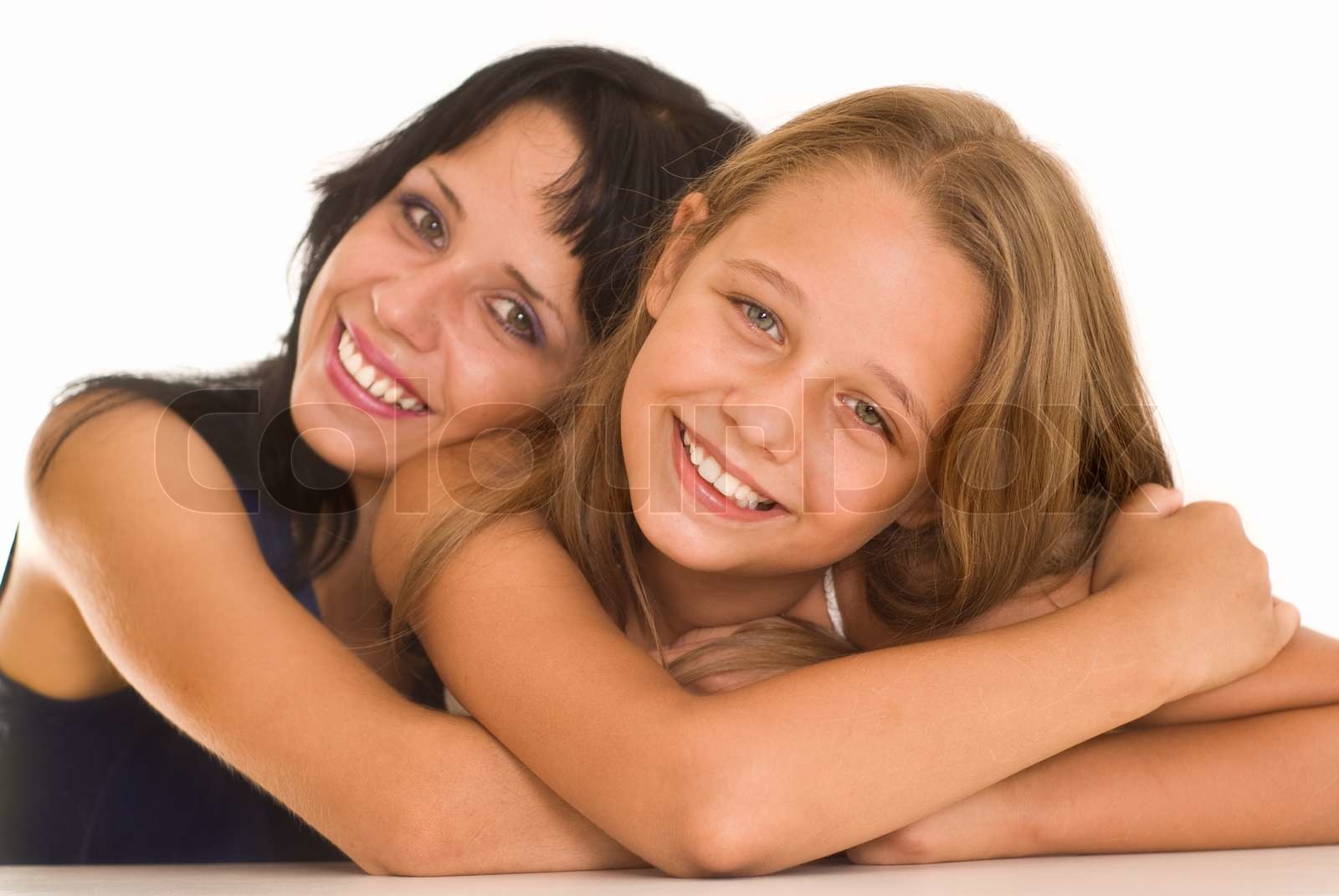 Mother With Her Daughter Stock Image Colourbox