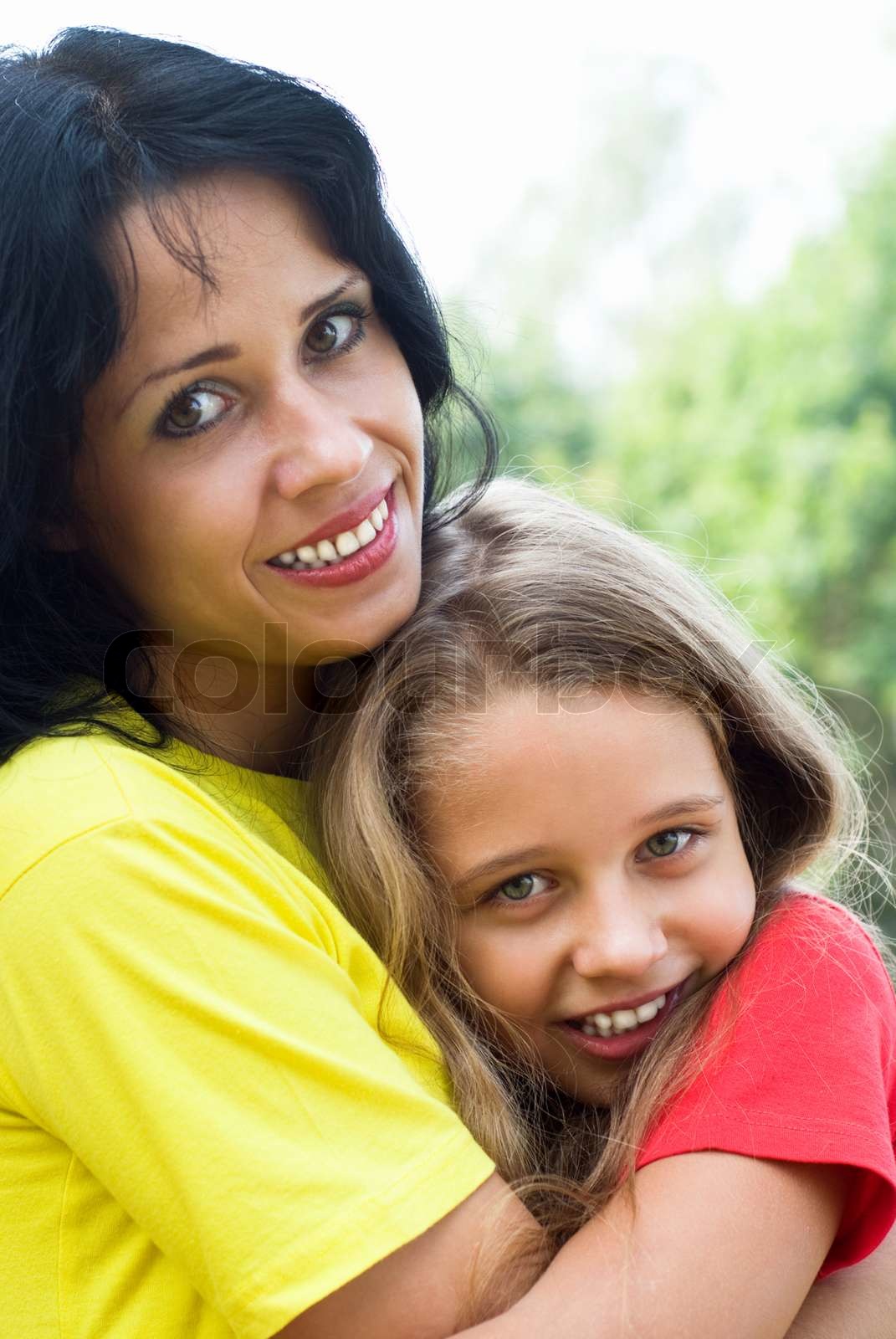 Mother And Daughter Stock Image Colourbox