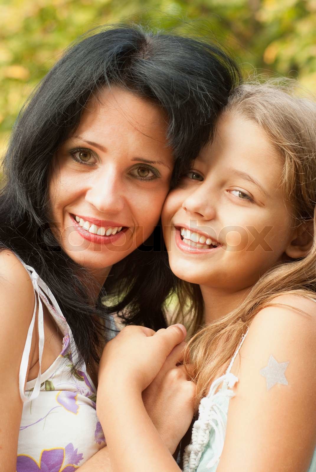 Mother And Daughter Stock Image Colourbox