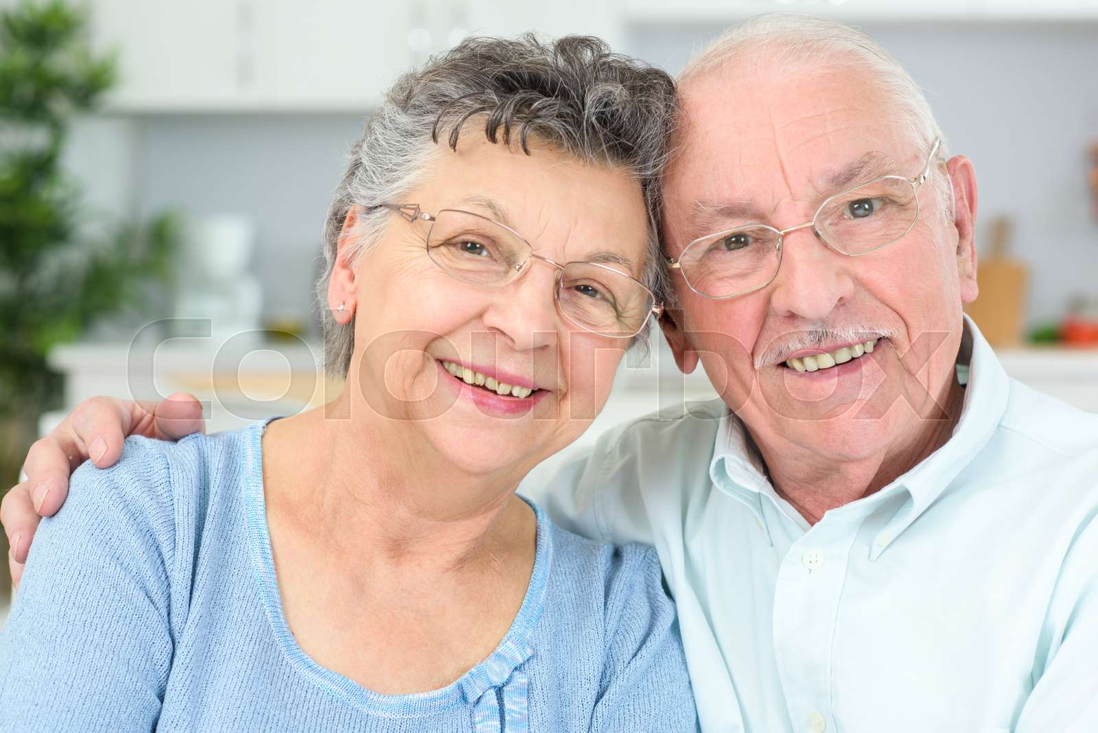 Elderly Couple Stock Image Colourbox