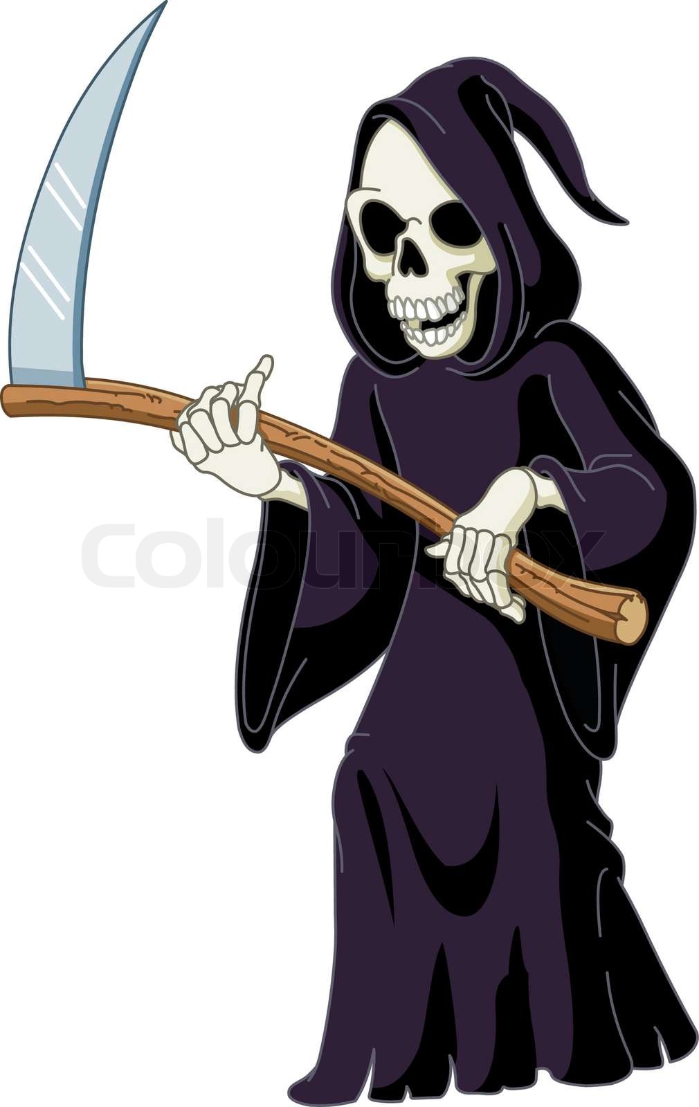 Grim Reaper Stock Vector Colourbox