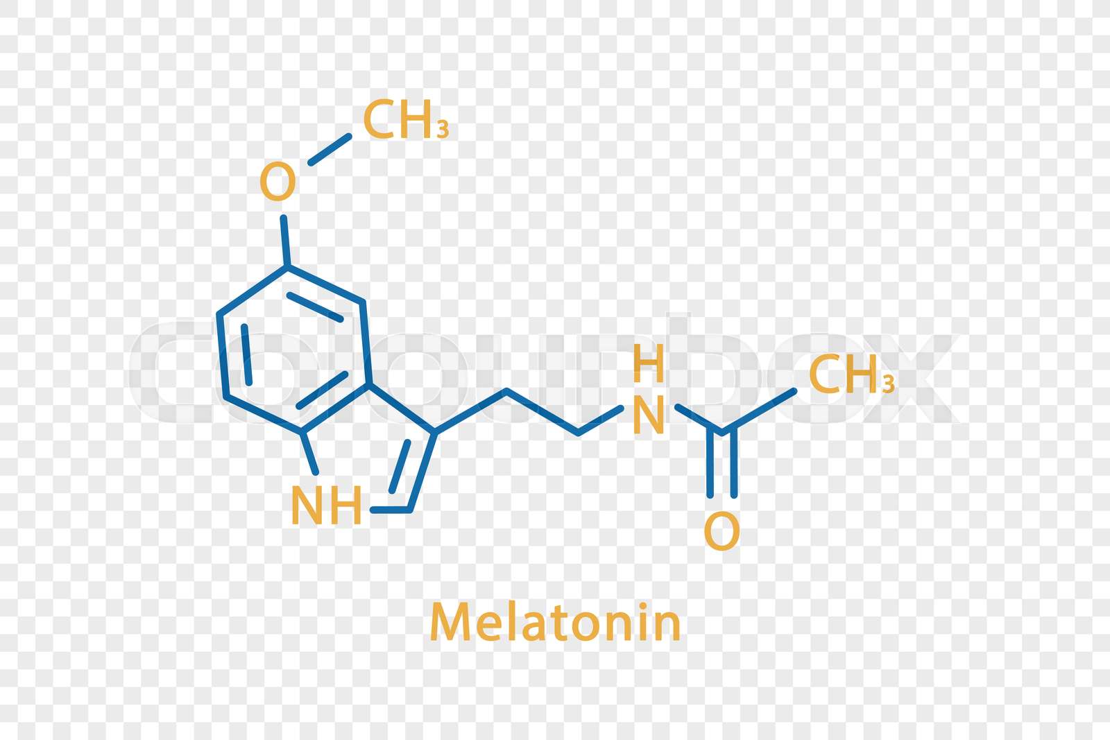 Melatonin Chemical Formula Melatonin Structural Chemical Formula