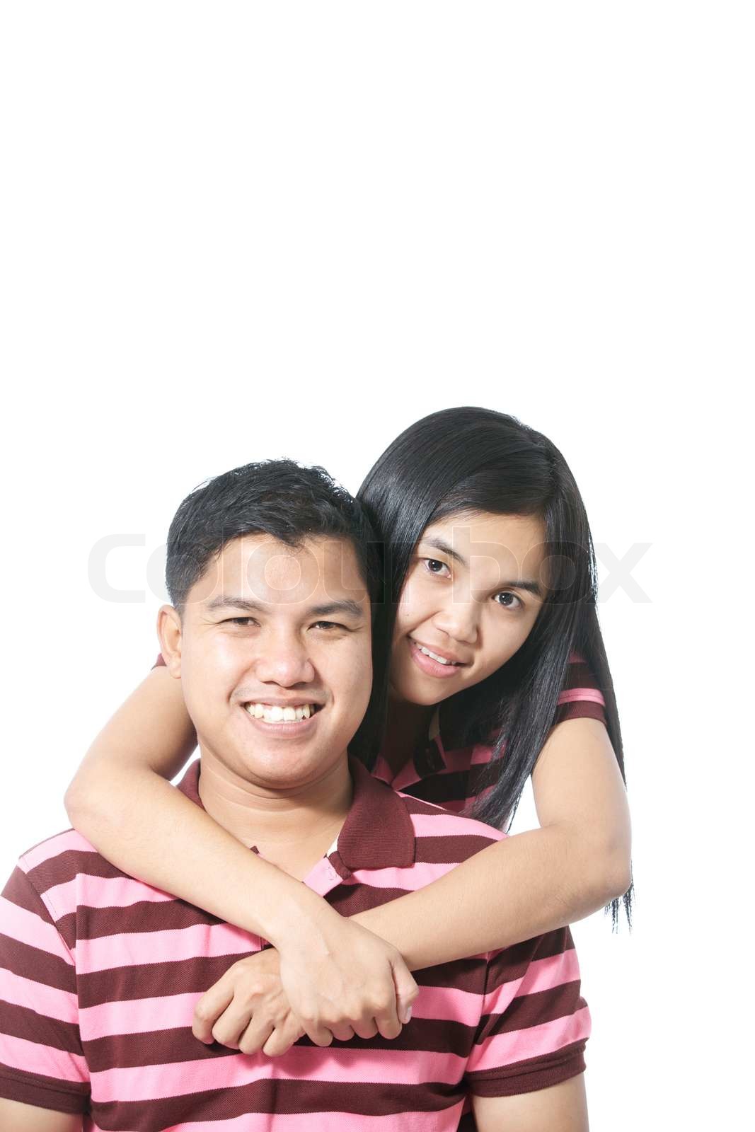 Happy Attractive Asian Couple Stock Image Colourbox