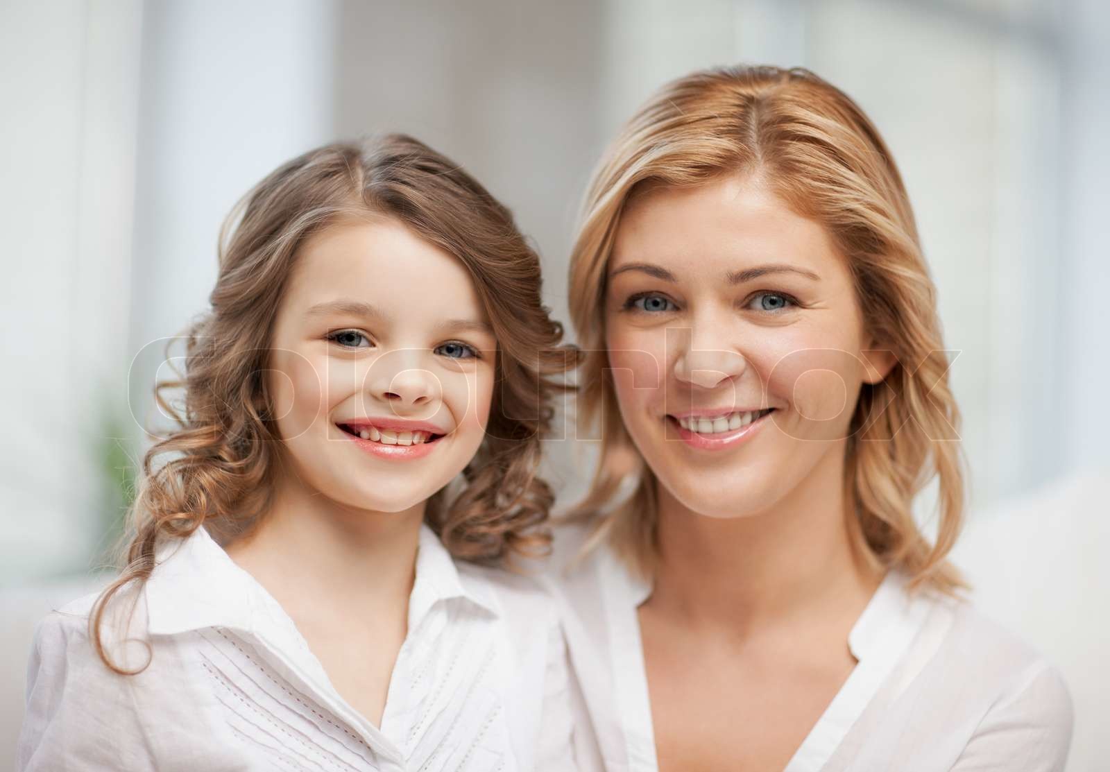 Mother And Daughter Stock Image Colourbox