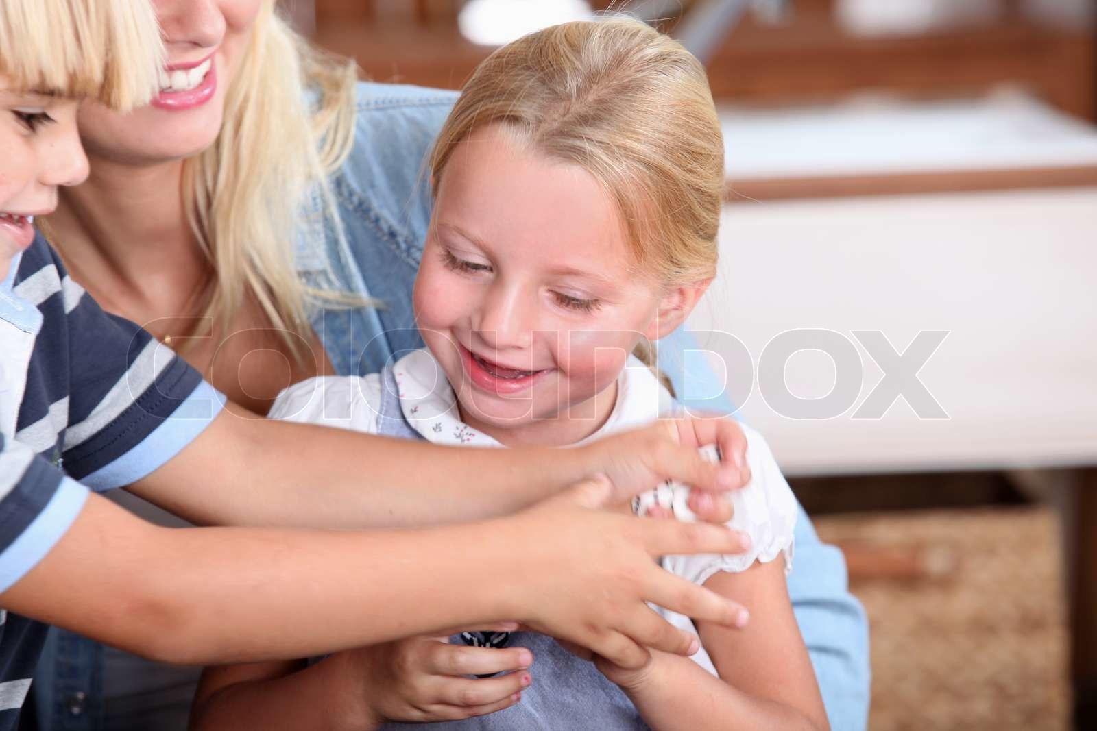 Kinder Spielen Stock Bild Colourbox