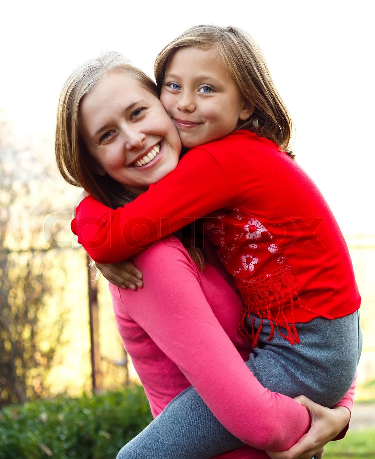 Mother And Daughter Stock Image Colourbox