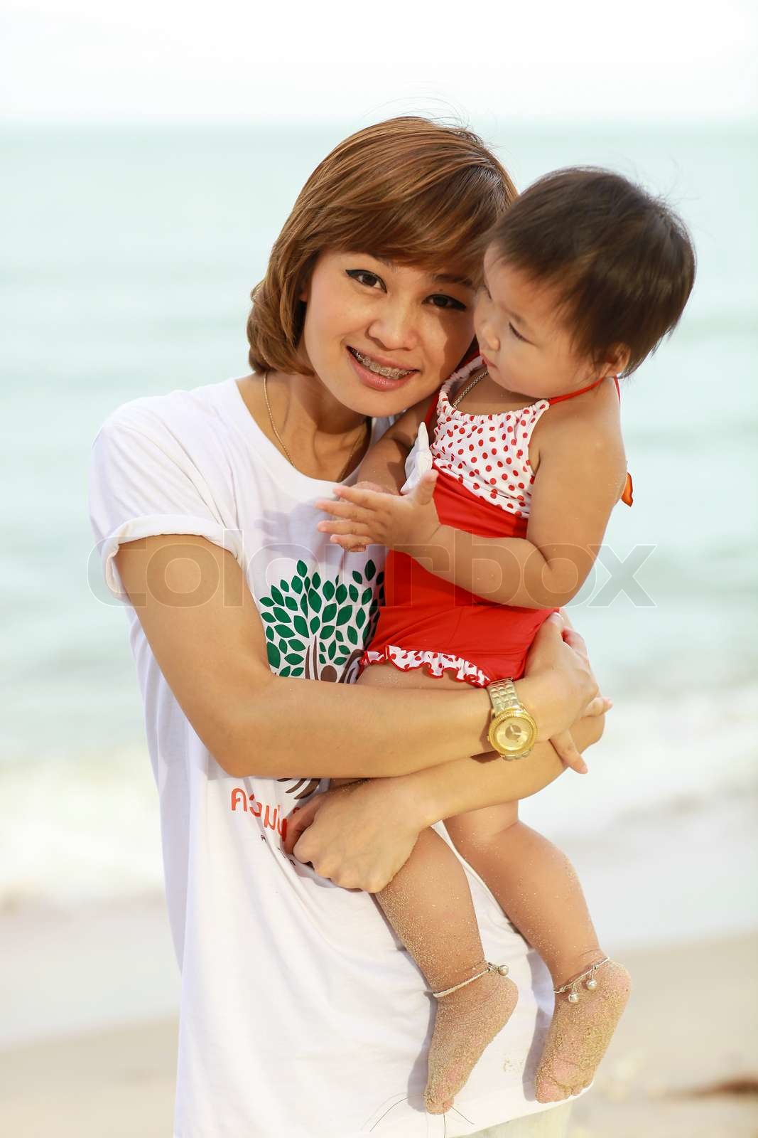 Mother And Daughter Stock Image Colourbox