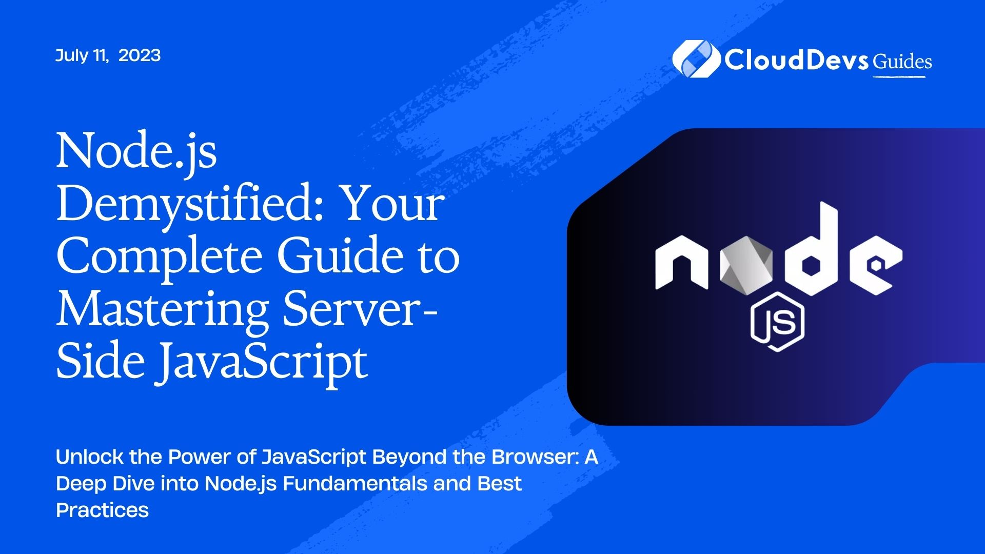 Nodejs Demystified Your Complete Guide To Mastering Server Side