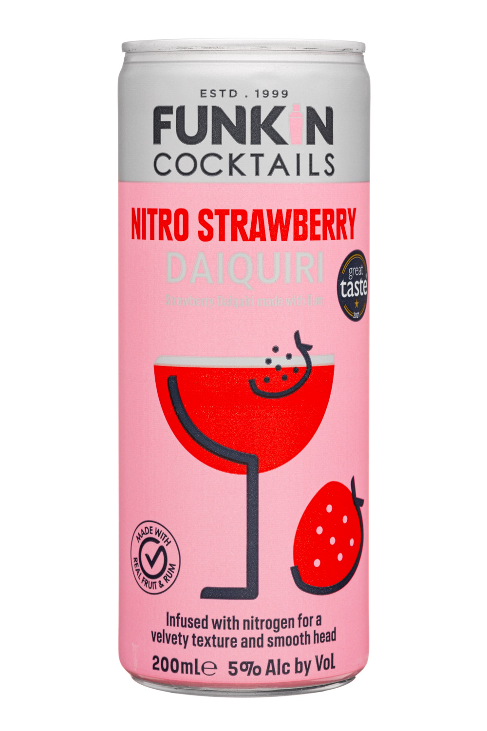 Nitro Strawberry Daiquiri Funkin Cocktails Spirits