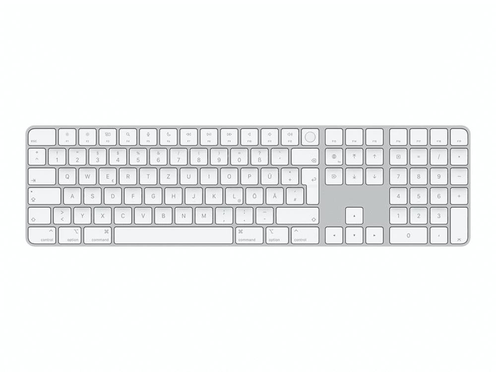 Apple Magic Keyboard Mit Touch Id Und Ziffernblock Für Mac Modelle Mit