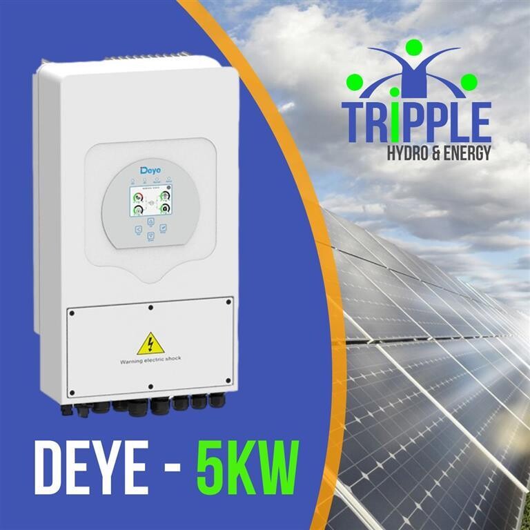 Deye 5kw Inverter 5kw Solar Inverter Solar Systems Solar Pumps