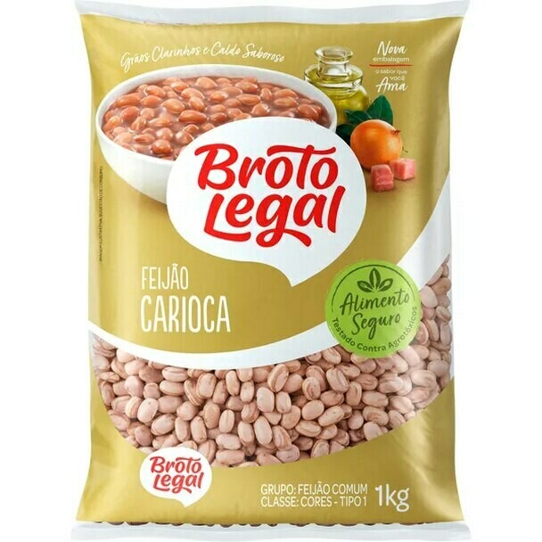 Broto Legal Feijao Carioca 1kg Carioca Beans