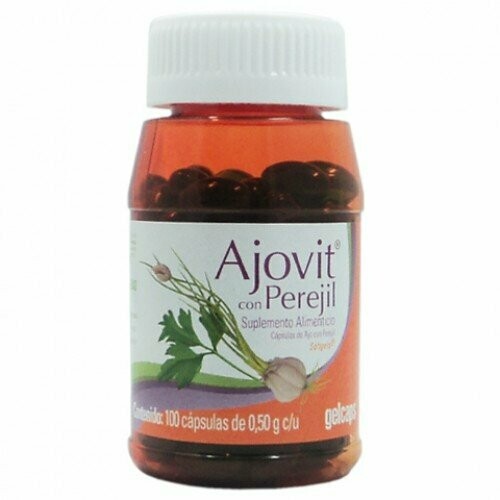 Ajovit Con Perejil Oral 100 Cápsulas