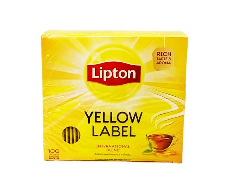 Lipton Yellow Label International Blend 100 Tea Bags X 2g