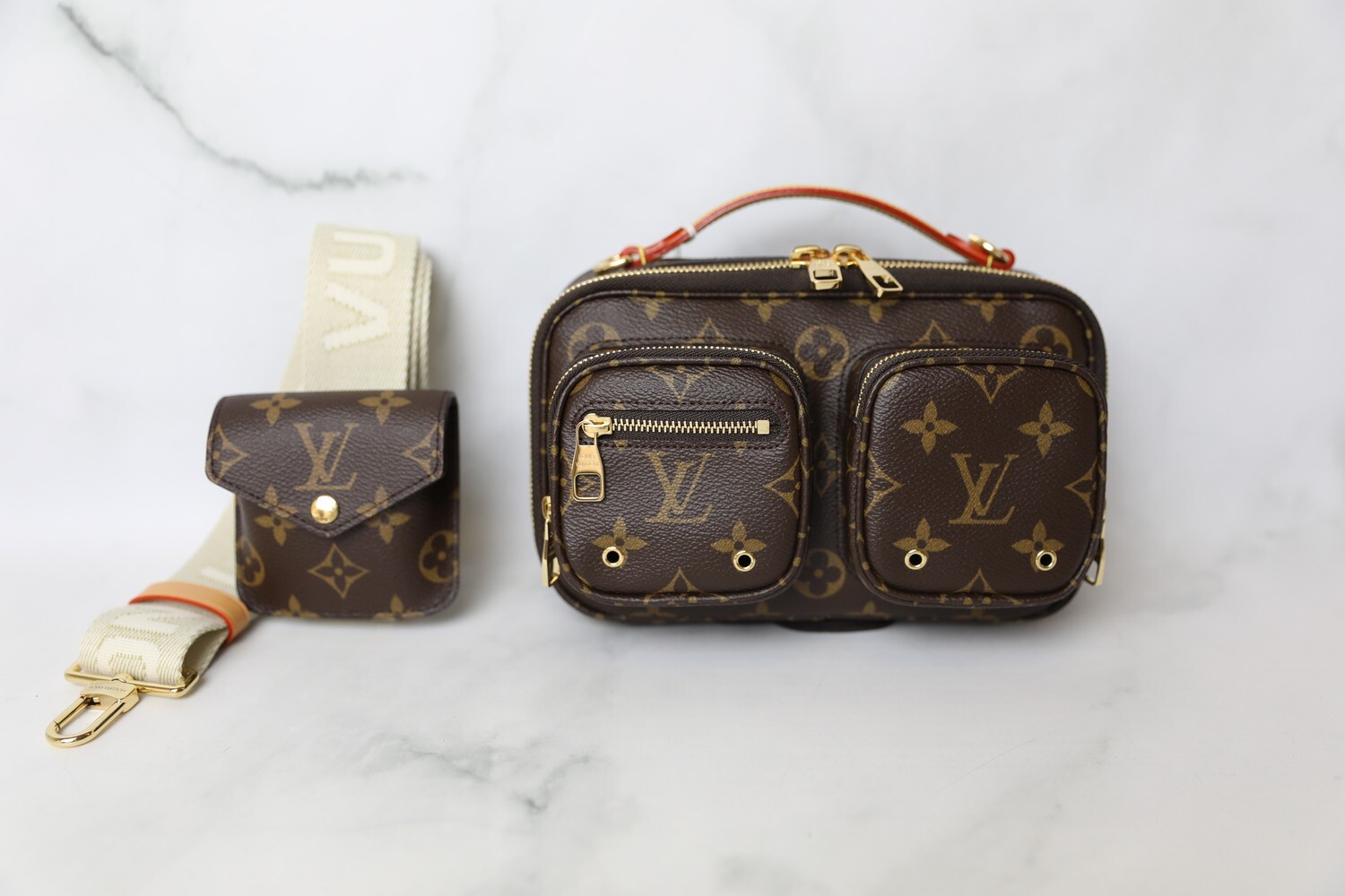 Louis Vuitton Utility Crossbody Monogram New In Box Julia Rose