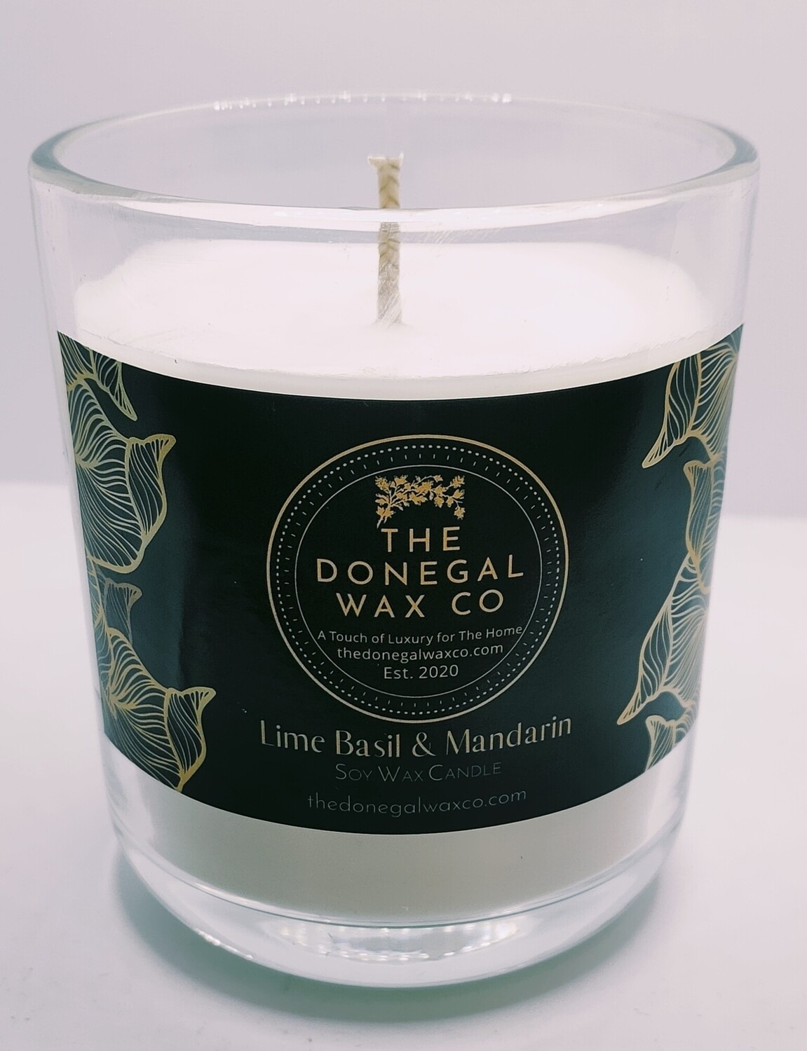 Lime Basil And Mandarin Luxury Soy Candle