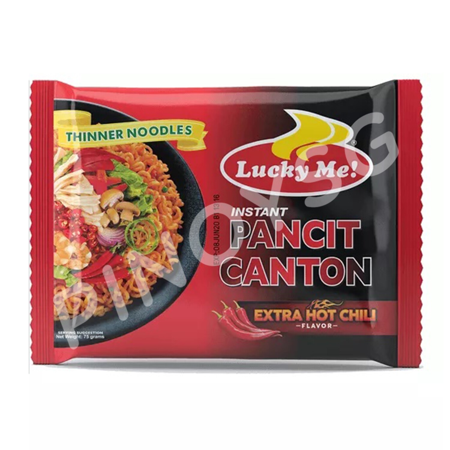 Lucky Me Pancit Canton Extra Hot Chili 1 Pc80g