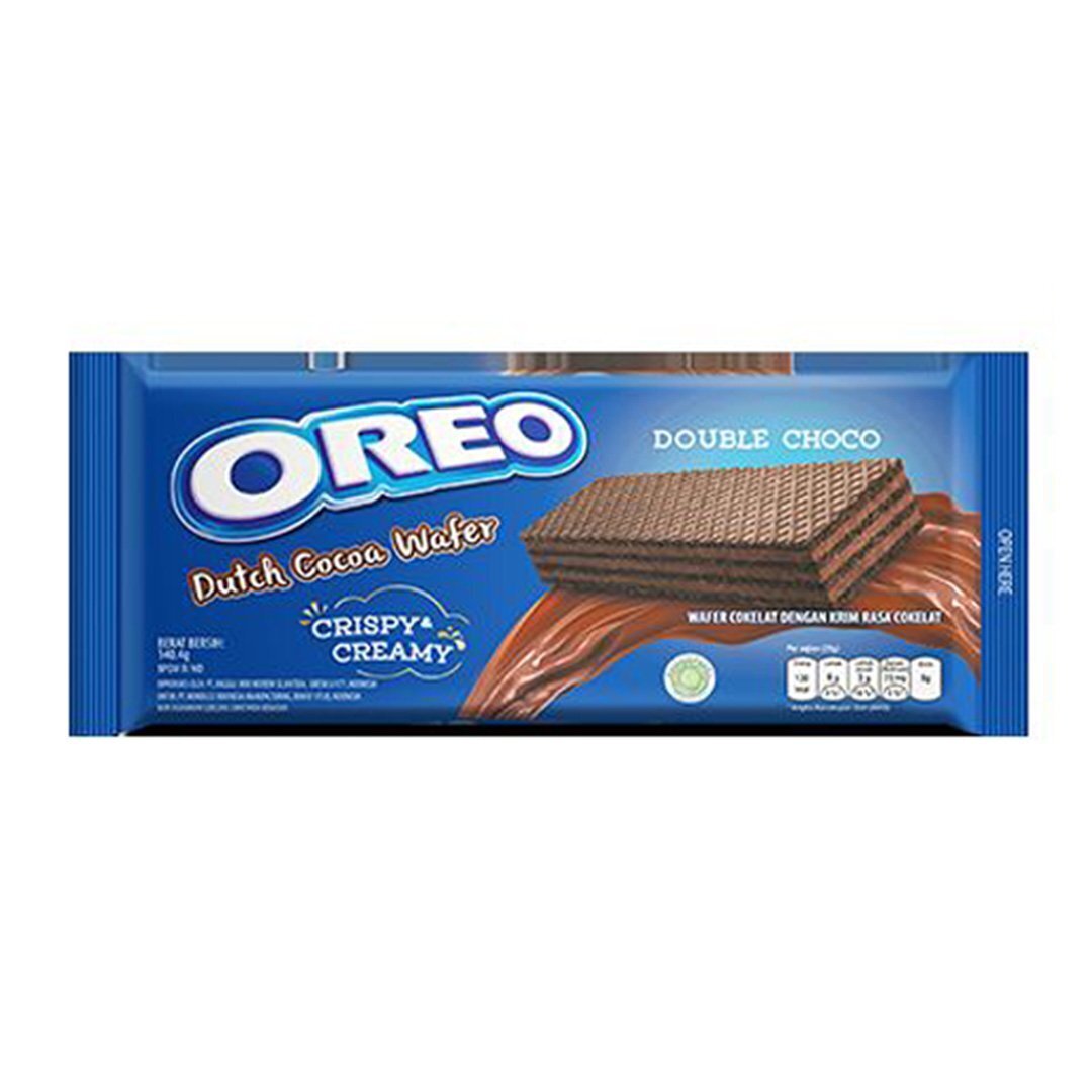 Oreo Double Choco Dutch Cocoa Wafer 140g