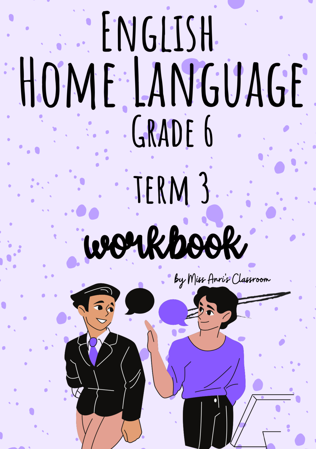 Grade 6 English Home Language Term 3 Booklet 2022