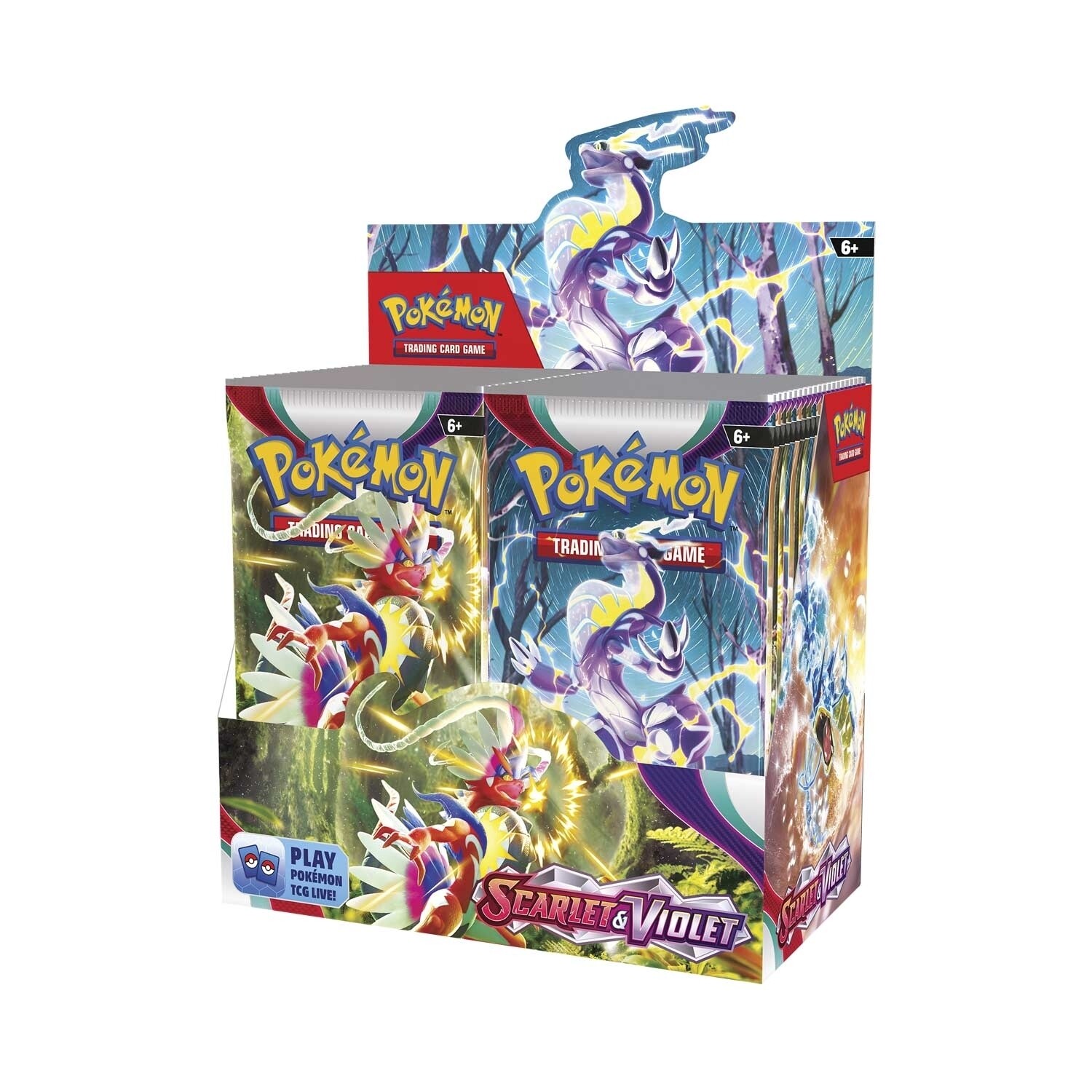 Caja De 36 Sobres Pokémon Scarlet And Violet Inglés