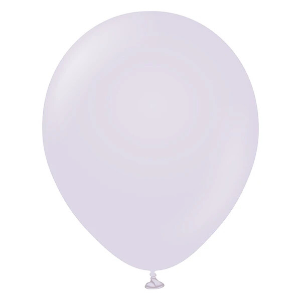 12 Kalisan Latex Balloons Pastel Matte Macaroon Lavender 50 Per Bag