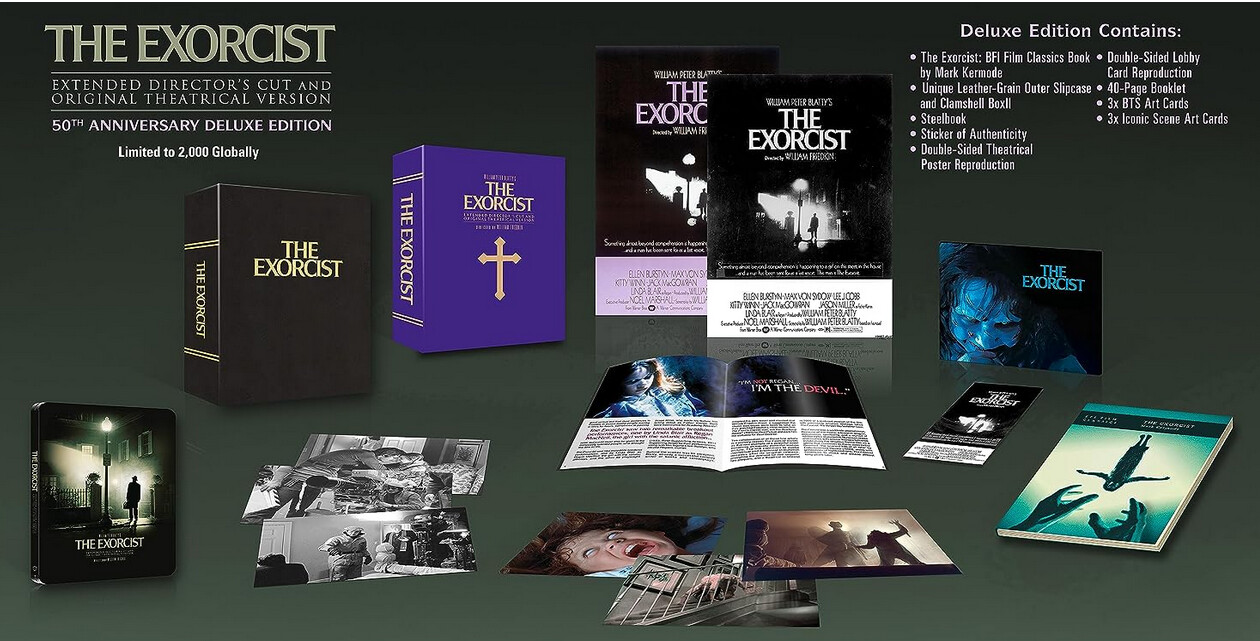 The Exorcist 50th Anniversary Deluxe Edition With Steelbook 4k Uhd