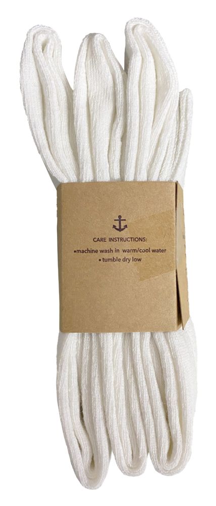 Yacht And Smith Girls Cotton Knee High White Socks At Yachtandsmith