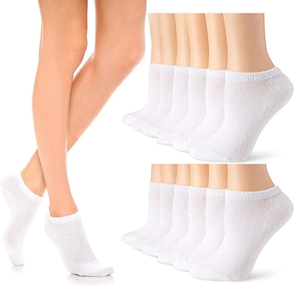 120 Wholesale Yacht And Smith Mens Cotton White No Show Ankle Socks At