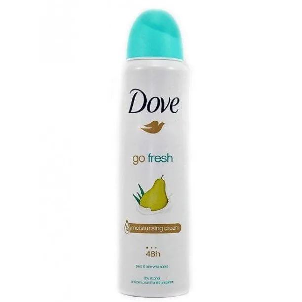 24 Pieces Dove Spray Antiperspirant Deodorant Pear And Aloe Deodorant