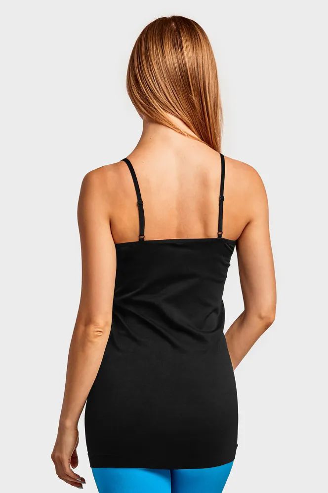 72 Wholesale Sofra Ladies 21 Camisole Black At