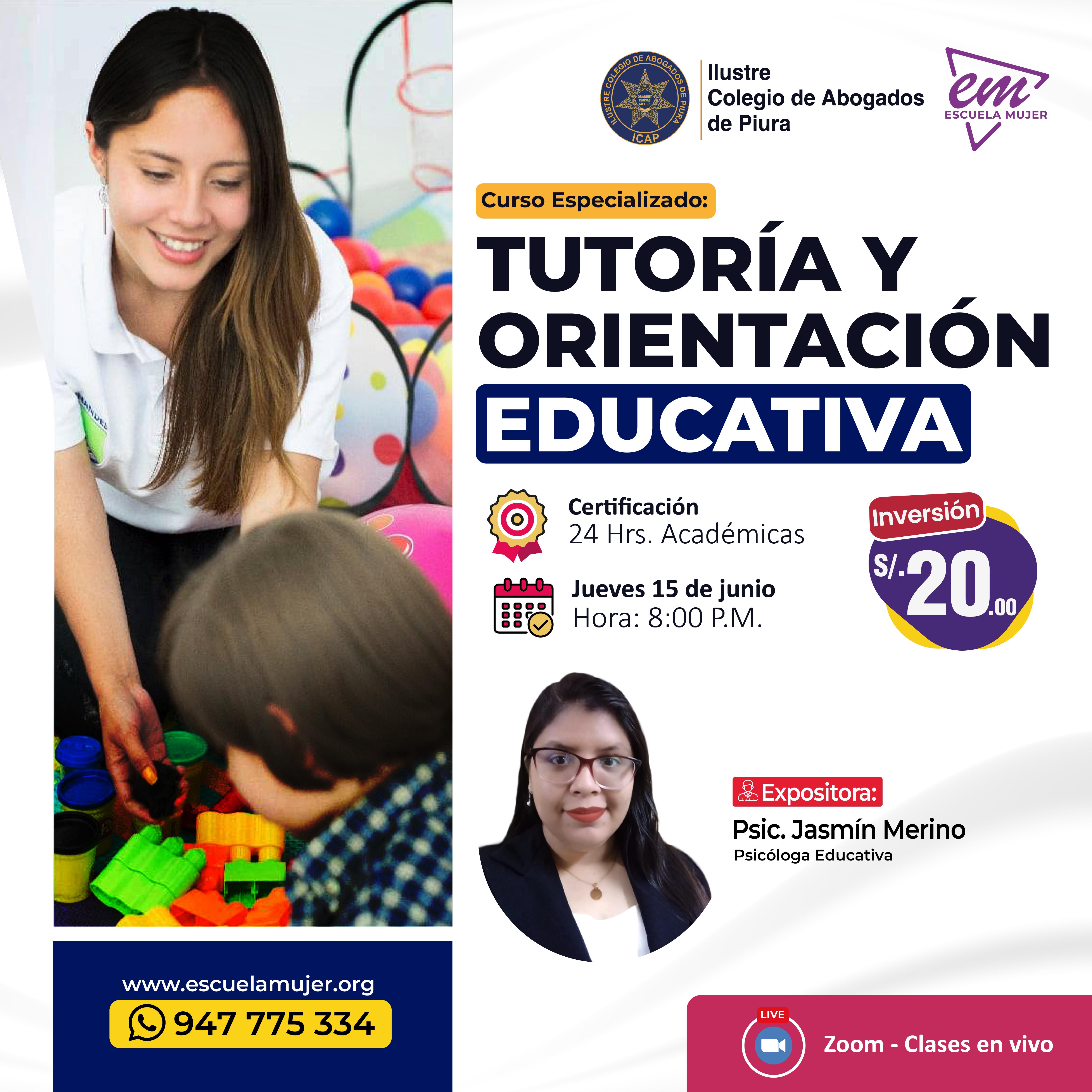 Escuela Mujer Curso Especializado TutorÍa Y OrientaciÓn Educativa