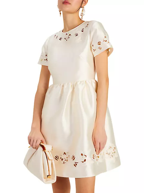 Shop Kate Spade New York Embroidered Cutwork Cocktail Dress Saks