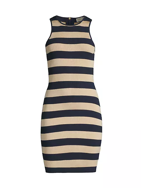 Shop Michael Michael Kors Metallic Striped Dress Saks Fifth Avenue