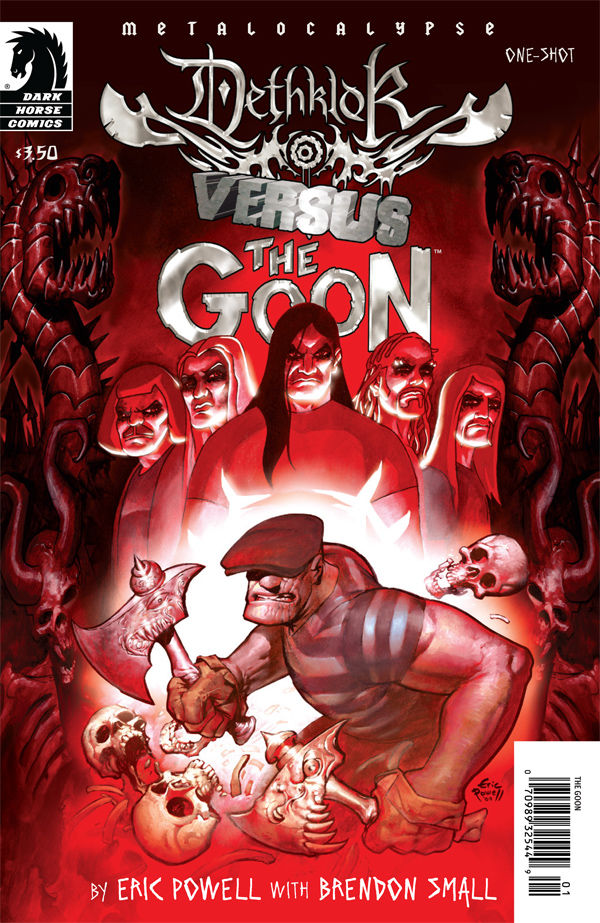 Dethklok Vs The Goon Eric Powell Cover Profile Dark Horse Comics