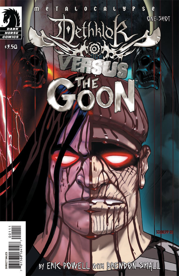 Dethklok Vs The Goon Jon Schnepp Cover Profile Dark Horse Comics