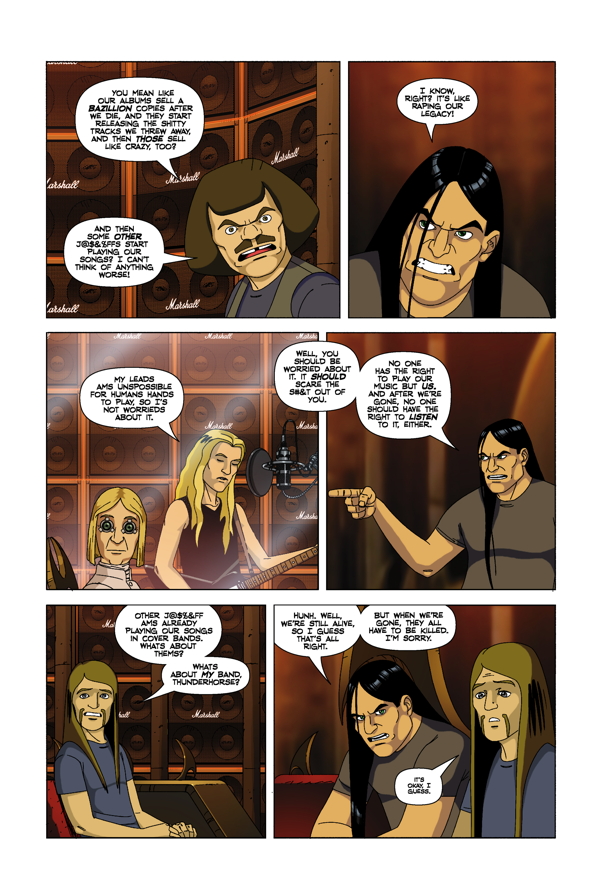 Metalocalypse Dethklok 3 Eric Powell Cover Profile Dark Horse