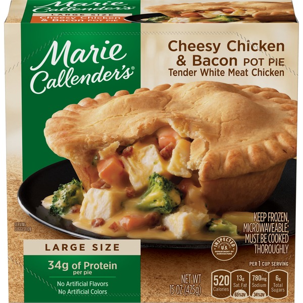 Marie Callenders Cheesy Chicken And Bacon Pot Pie Drc 15 Oz Instacart