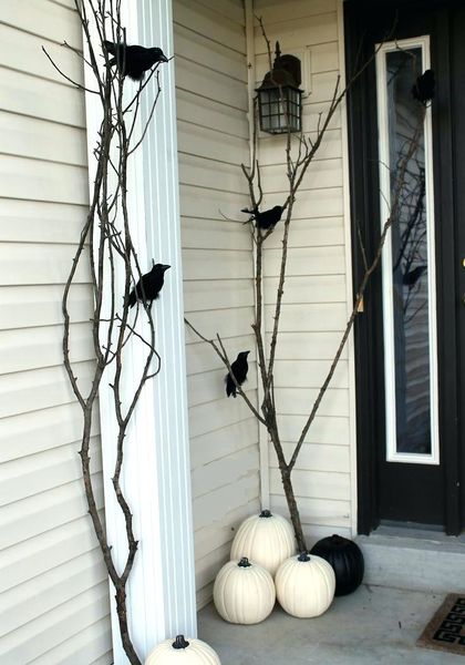 30 Easy Diy Front Porch Halloween Decoration Godiygocom