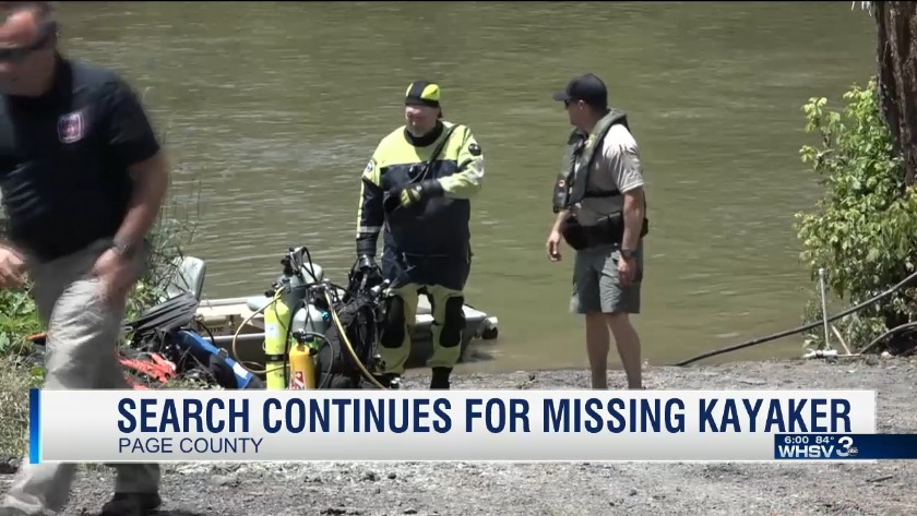 Missing Kayaker Found Dead On The Shenandoah River