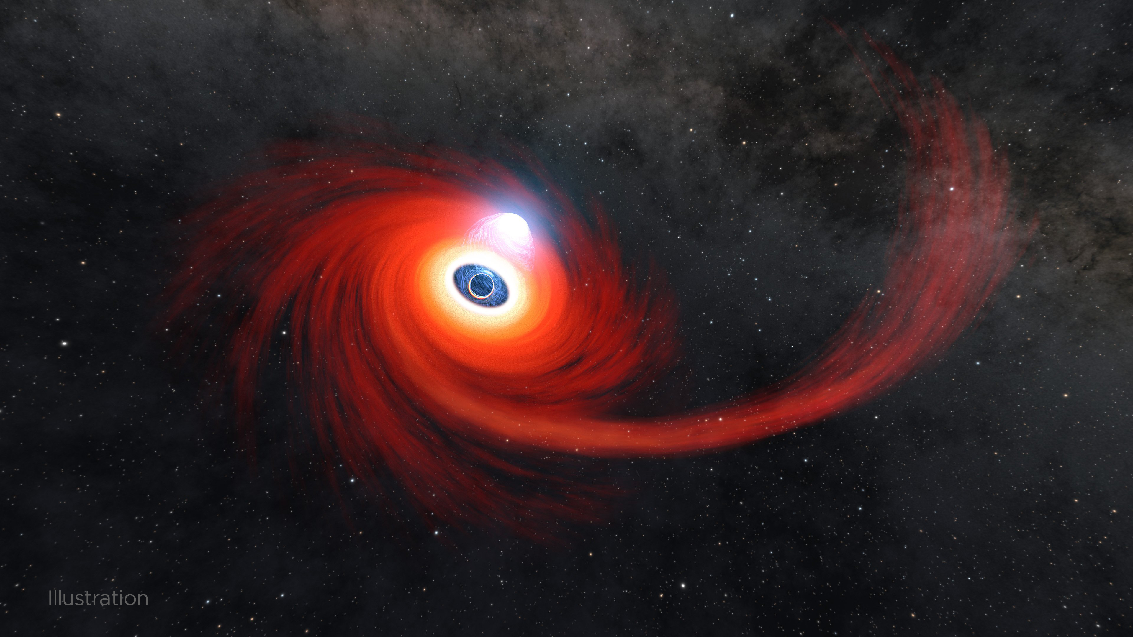 Nasa Gets Unusually Close Glimpse Of Black Hole Snacking On Star Nasa