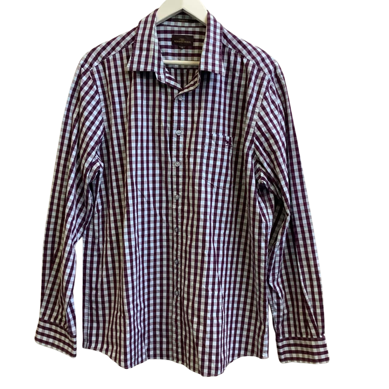 Rodd And Gunn Mens Size Xl Checked Long Sleeve Shirt Multicoloureds