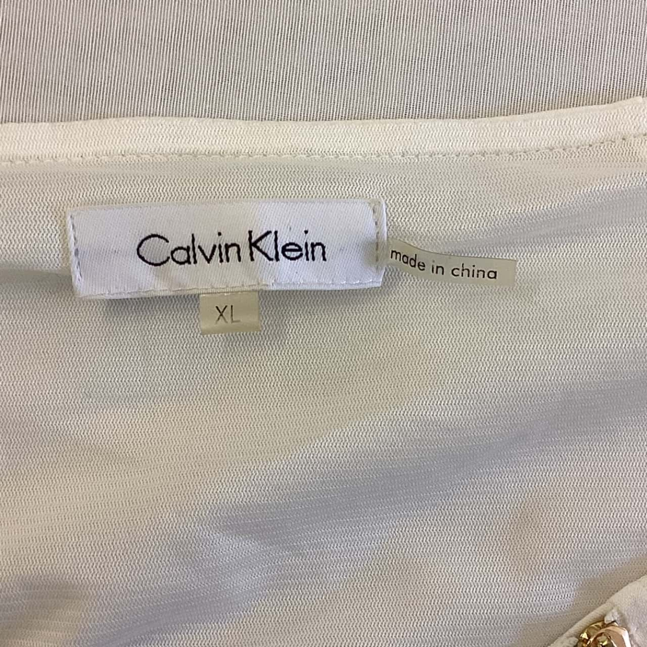 Calvin Klein Womens Short Sleeve Top