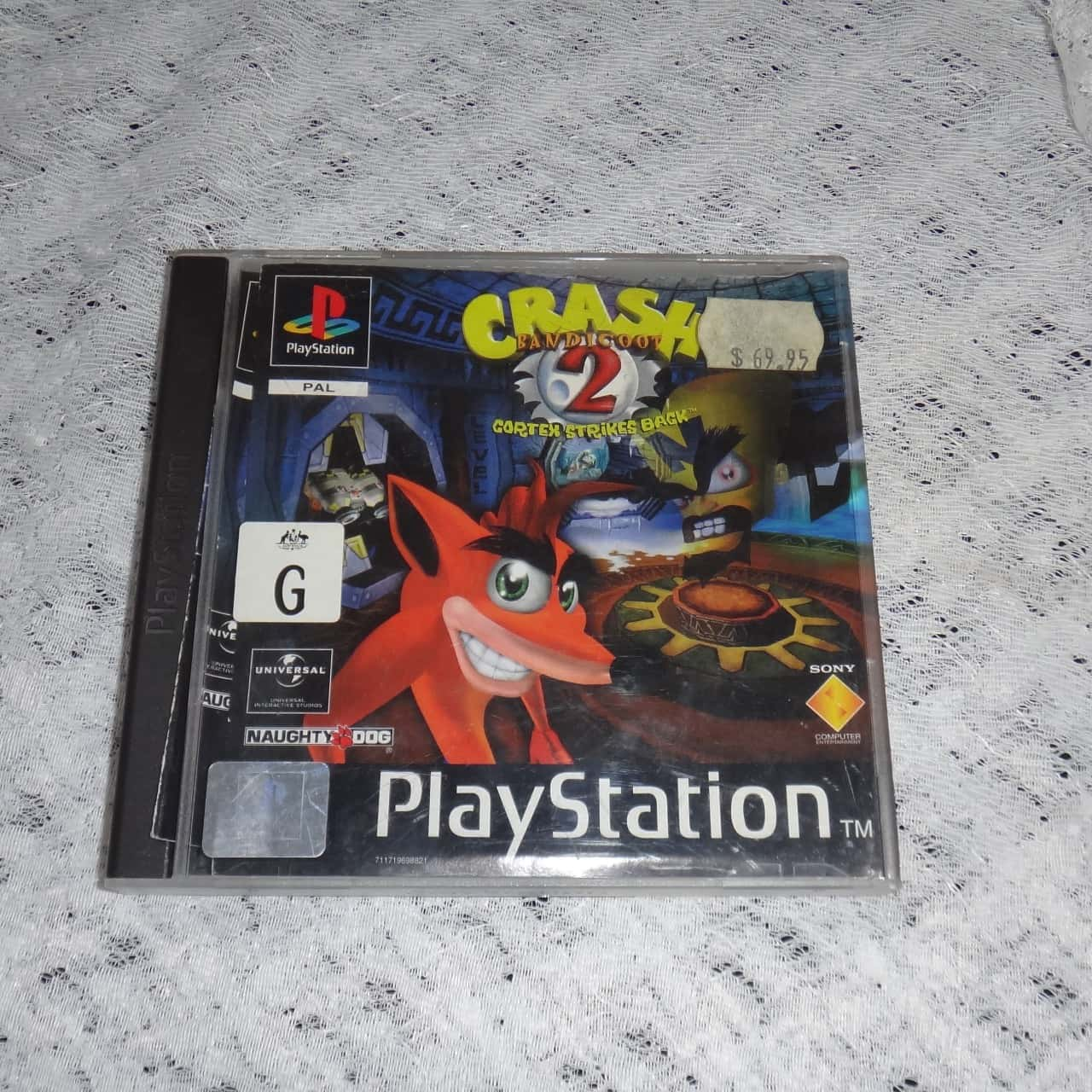 Playstation 1 Crash Bandicoot 2 Cortex Strikes Back Pals