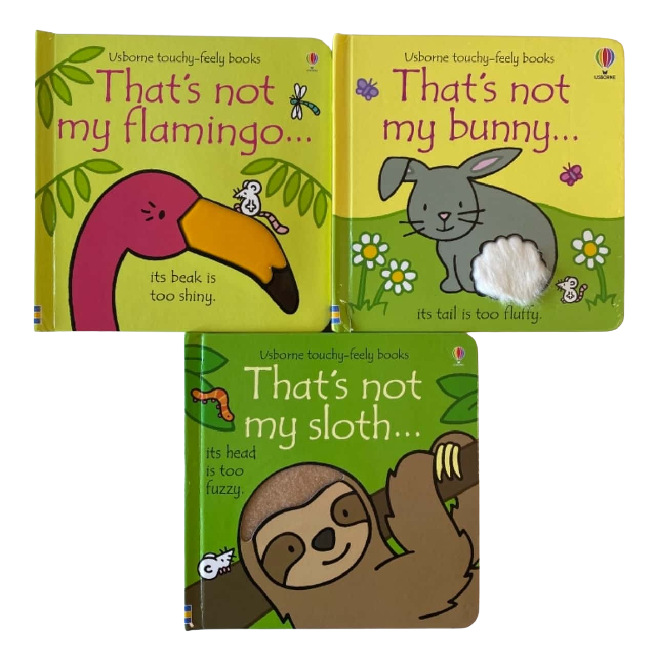 Usborne Touchy Feely Board Books X 3