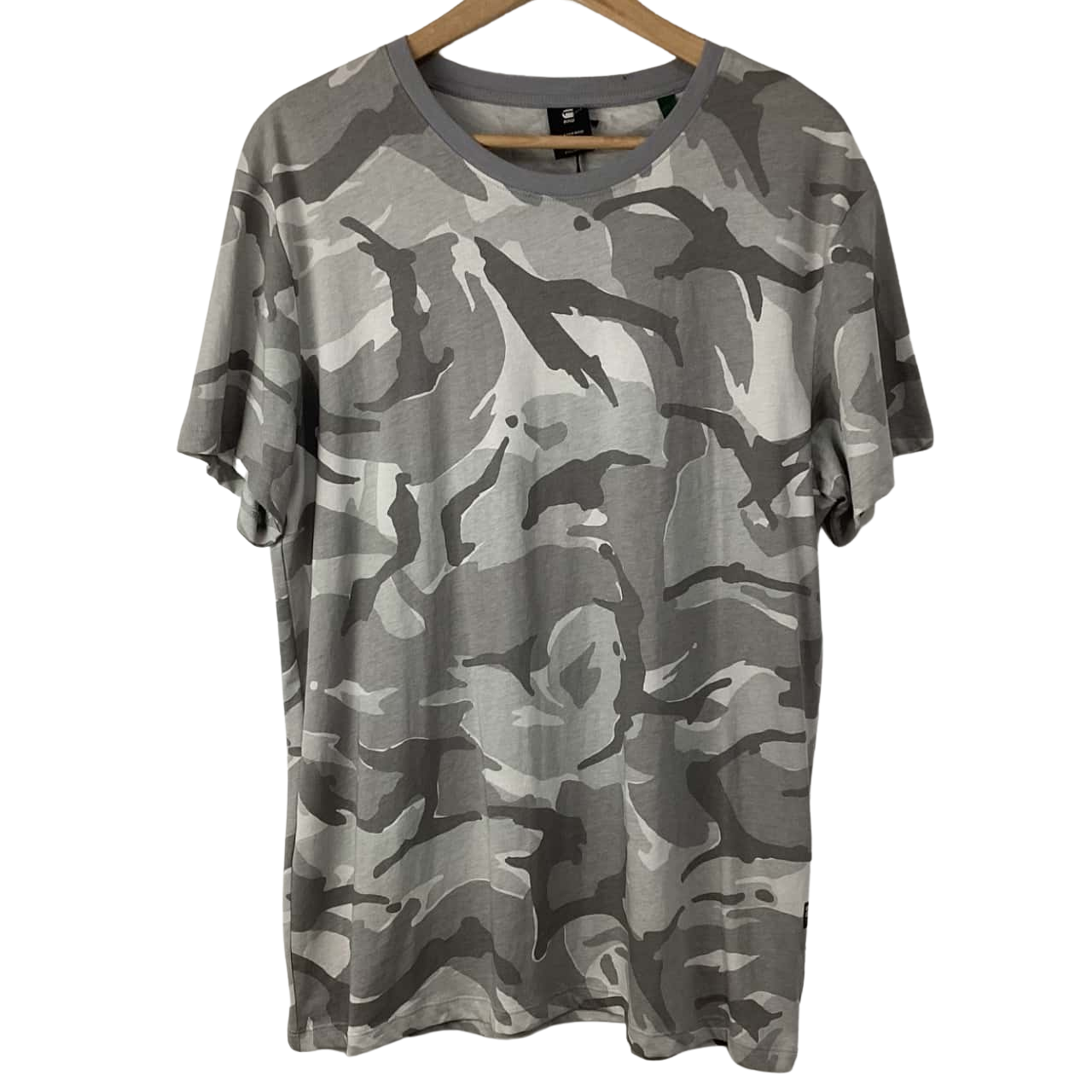 G Star Raw Mens Size L Camouflage T Shirt Bnwt Rrp9000s