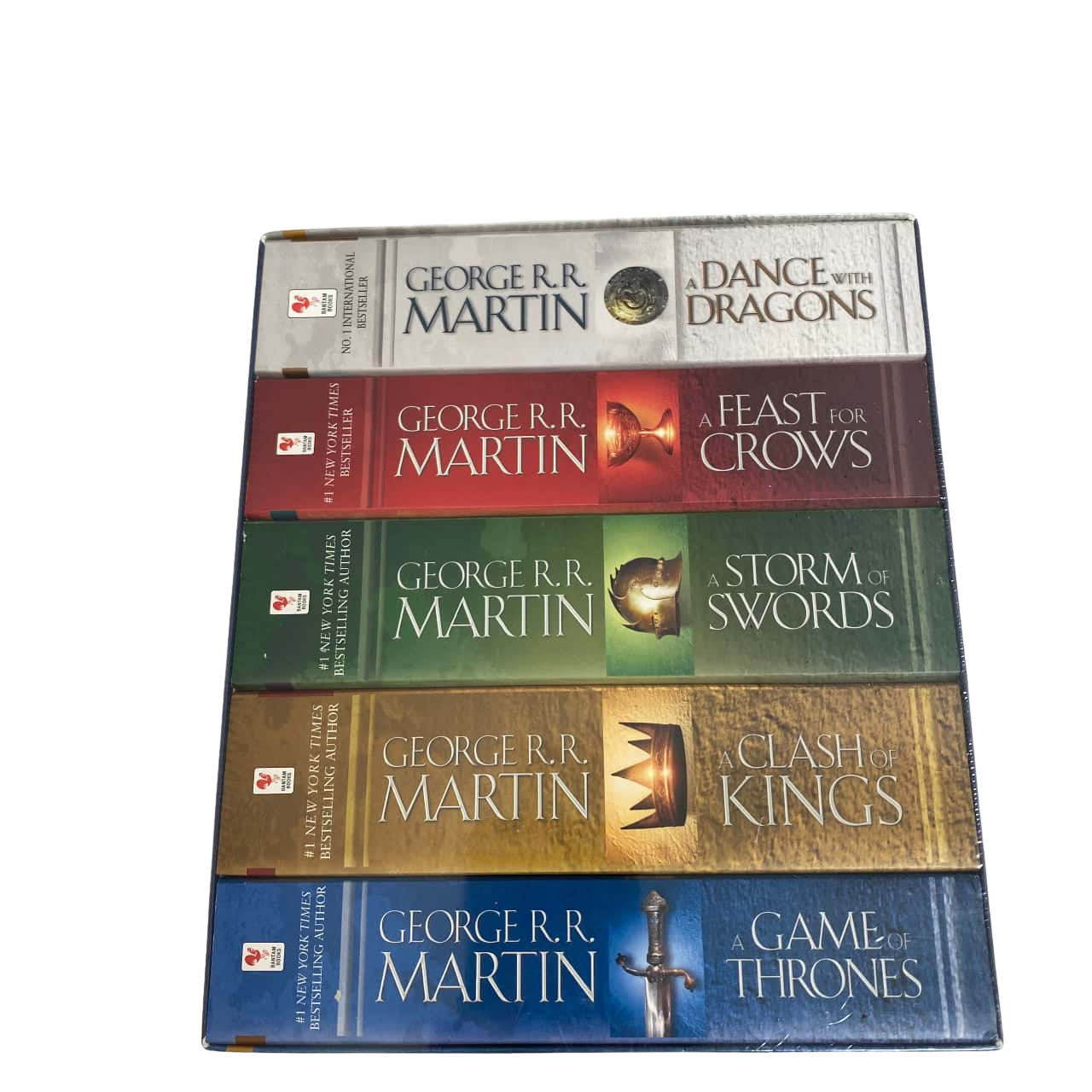 George R R Martins A Game Of Thrones 5 Book Boxed Set Song Of Ice