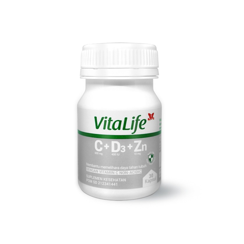 Vitalife C D3 Zn 30 Kapsul Kegunaan Efek Samping Dosis Dan